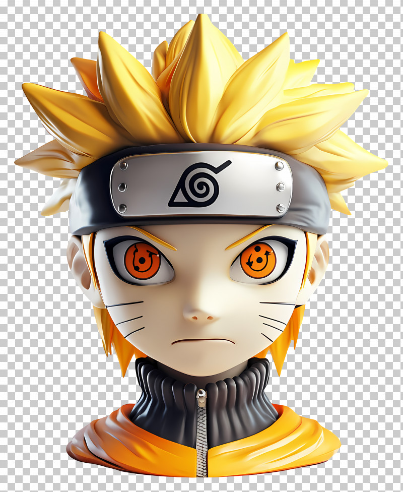 Naruto Uzumaki - Anime Character With Headband And Orange Hair PNG ...