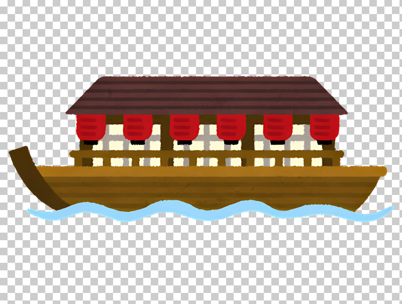 Ship - Traditional Wooden Boat With Hanging Lanterns PNG, Clipart ...