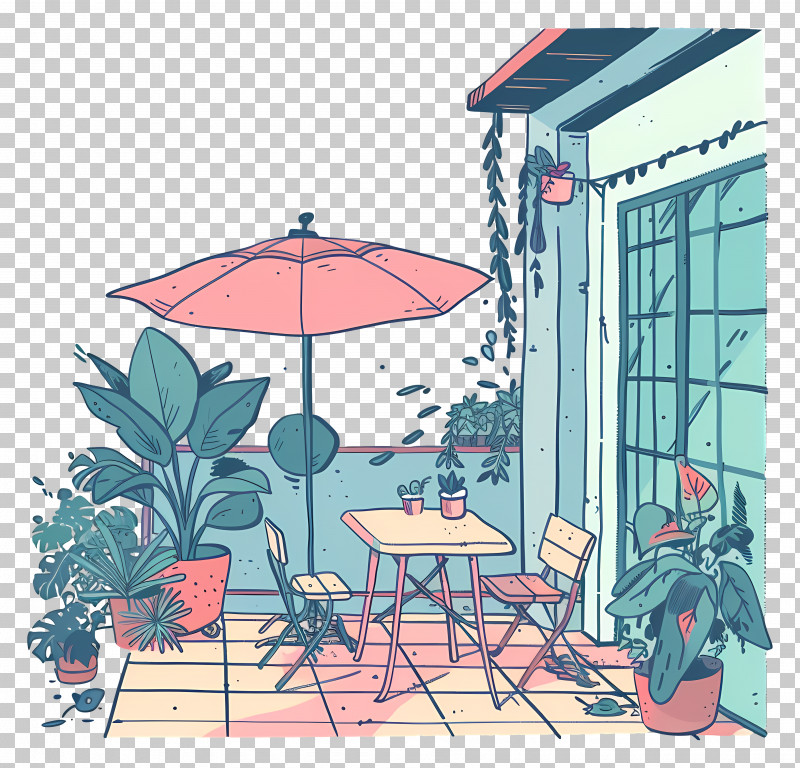 Patio - Cozy Patio With Plants PNG, Clipart, Furniture, Garden, Home ...