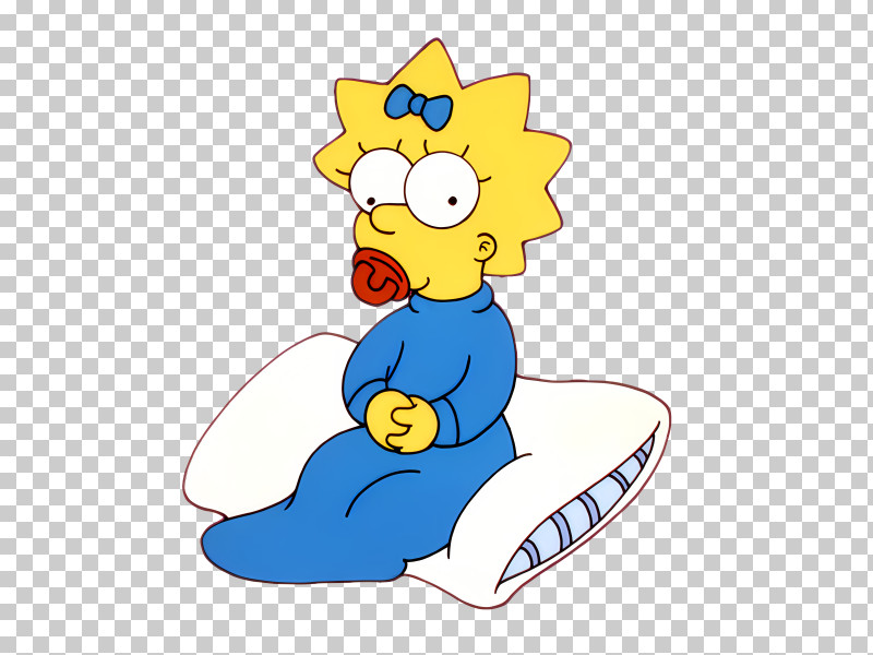 Cartoon Character - Cartoon Baby With Pacifier On Pillow PNG, Clipart ...
