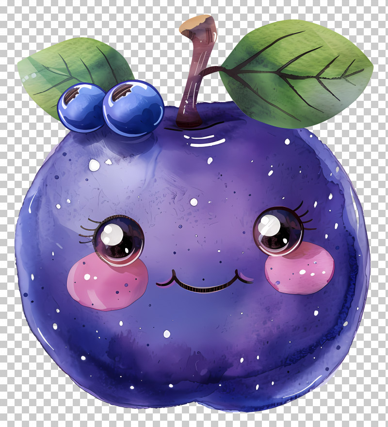 Blueberry - Cute Blueberry Cartoon Character PNG, Clipart, Animated ...