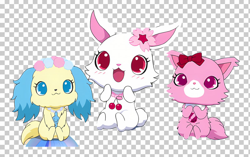 Jewelpets - Cute Cartoon Animals In Colorful Style PNG, Clipart ...