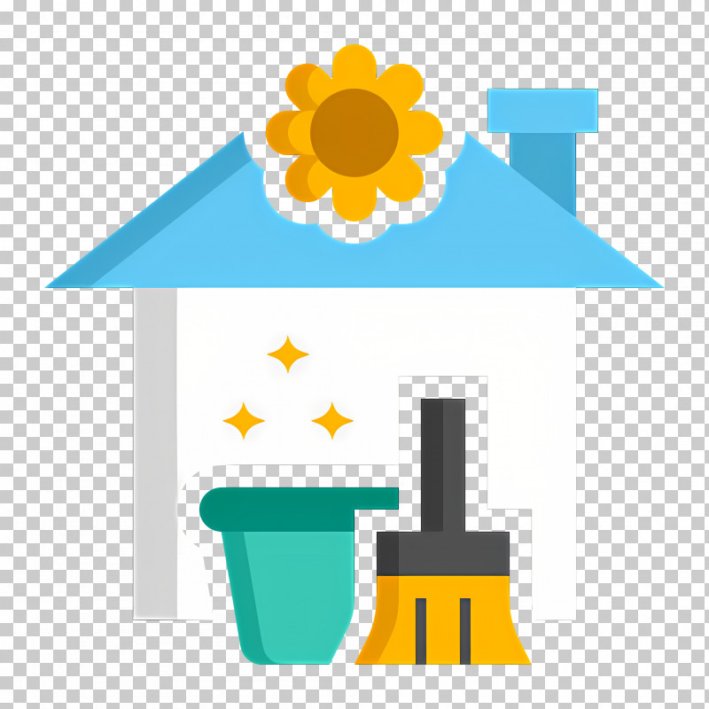 House Cleaning - House With Cleaning Tools PNG, Clipart, Chores, Clean ...