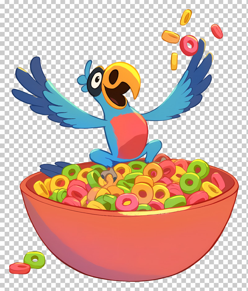 Fruit Loops - Cool Bird In Cereal Bowl PNG, Clipart, Breakfast, Cartoon ...