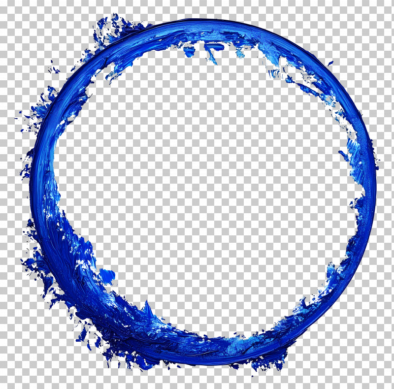 Blue Circle Frame - Blue Paint Splash Abstract Circular Design PNG, Clipart, Abstract Art ...