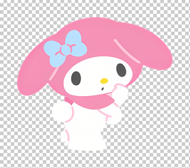 My Melody - Pink Cartoon Character With Bow PNG, Clipart, Adorable, Bow ...