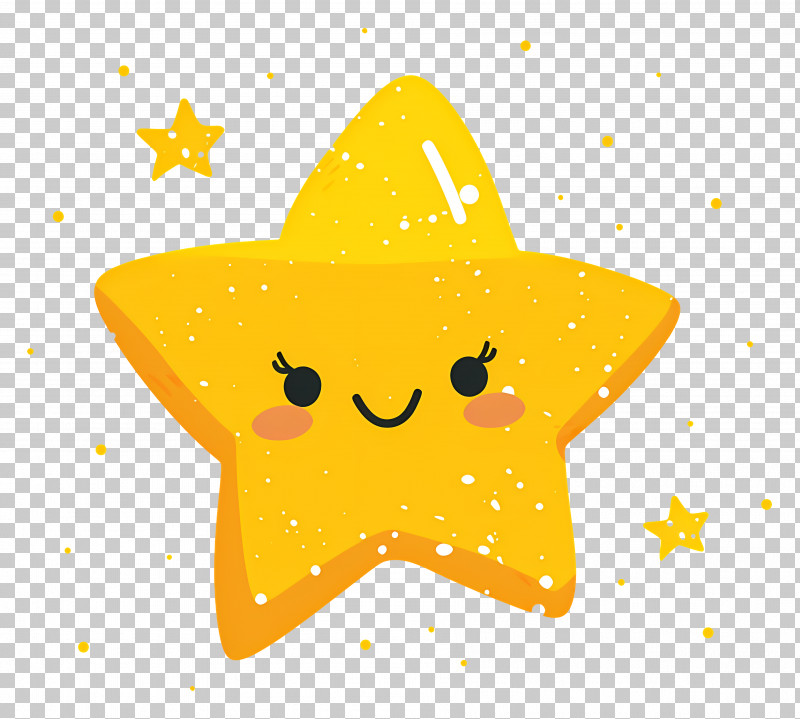 Yellow Star - Cute Smiling Star Illustration PNG, Clipart, Astronomy Inspired Art, Cartoon ...