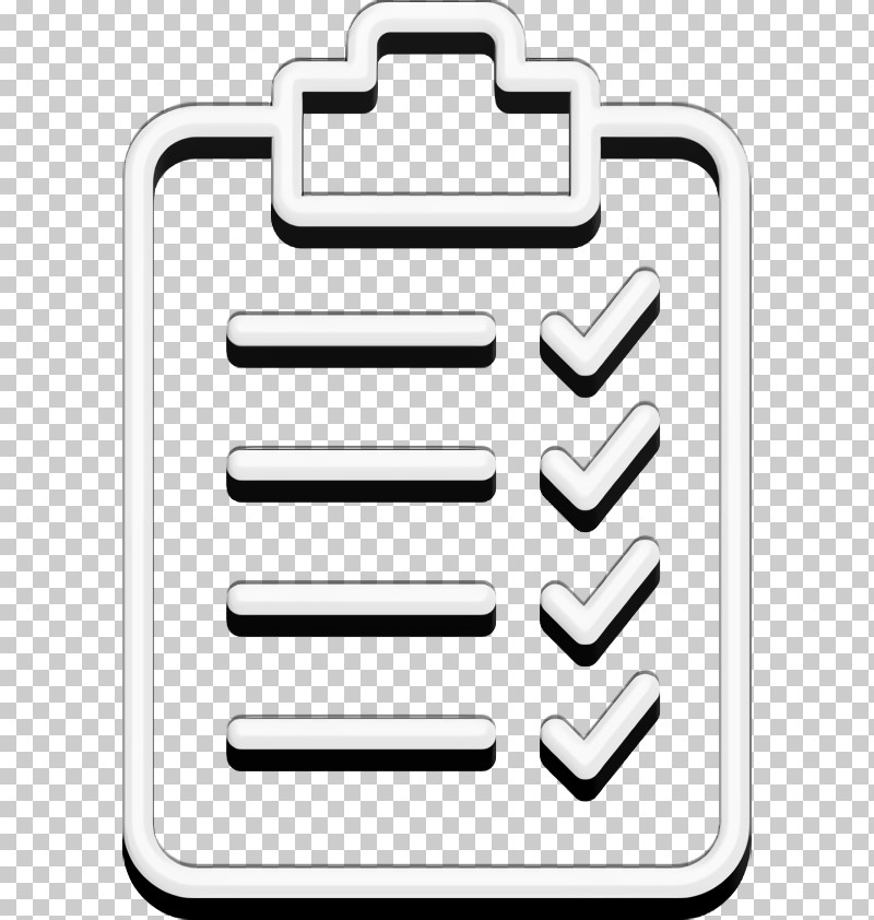 Clipboard Icon List Icon Files And Folders Icon PNG Clipart Black