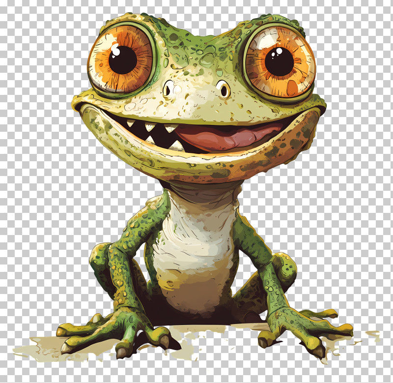 Quirky Lizard - Cute Cartoon Frog PNG, Clipart, Amphibian, Cartoon ...