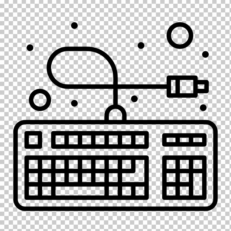 Computer Keyboard - Outline Of A Keyboard PNG, Clipart, Computer, Computer Keyboard, Device ...
