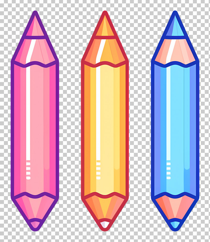 Colored Pencils - Colorful Cartoon Crayons In Vibrant Colors PNG ...