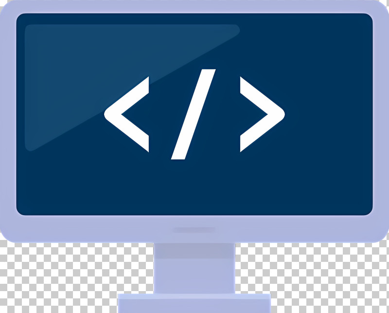 It - Monitor Displaying Coding Symbol PNG, Clipart, Back End Development, Coding Illustration ...