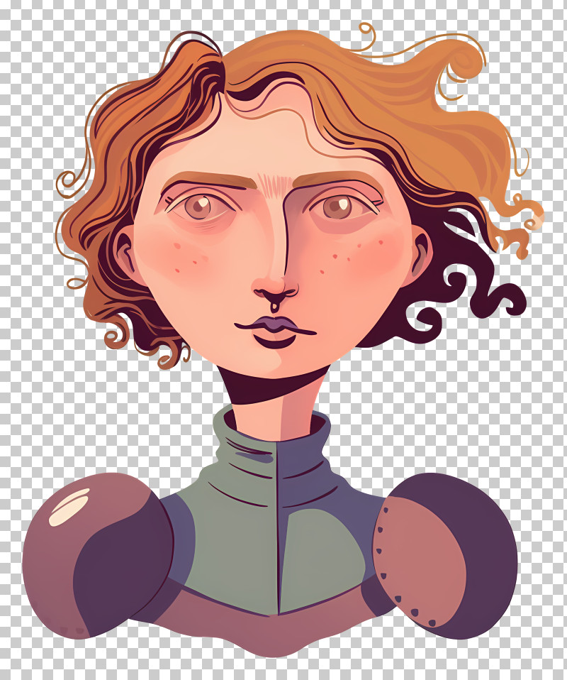 Cartoon Portrait - Cartoon Woman In Armor PNG, Clipart, Armor, Cartoon ...
