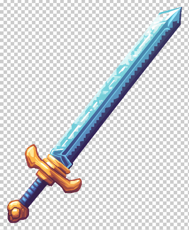 Pixel Sword - Dark Black Sword Illustration PNG, Clipart, Black Sword ...