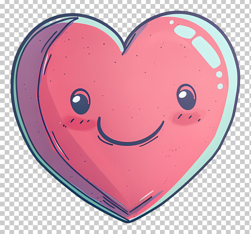 Heart - Smiling Heart Cartoon PNG, Clipart, Affection, Cartoon, Cute ...