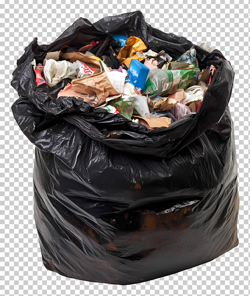 Trash Bag - Garbage Bag Filled With Trash PNG, Clipart, Cleanup ...
