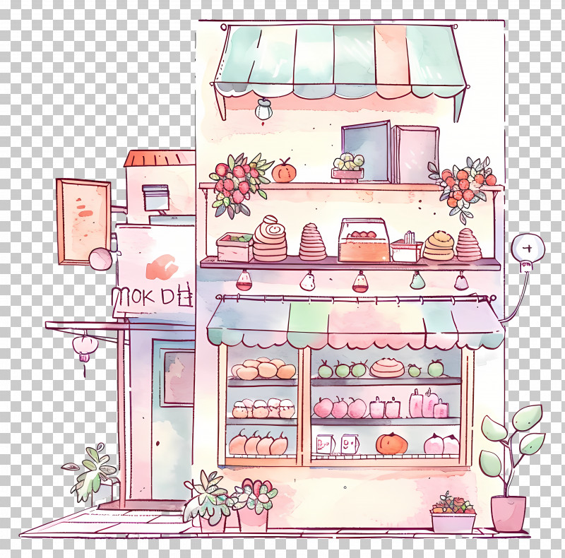 Market - Cute Bakery PNG, Clipart, Building, Cakes, Cute Bakery, Market ...