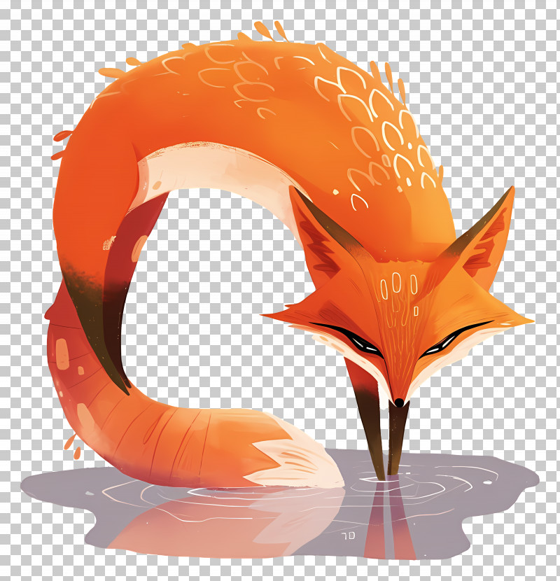 Red Fox - Fox Drinking From Water Illustration PNG, Clipart, Forest ...