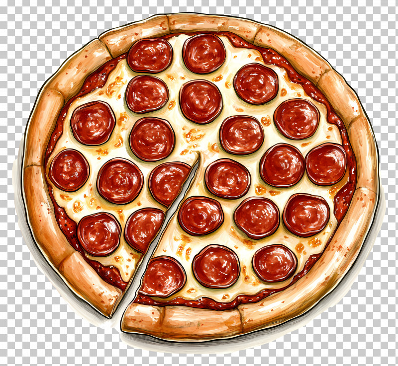 Pepperoni Pizza - Delicious Pepperoni Pizza With Cheese PNG, Clipart ...