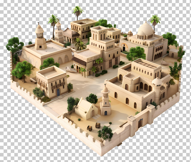 Arab Village - Desert Village Miniature Design PNG, Clipart, Ancient ...