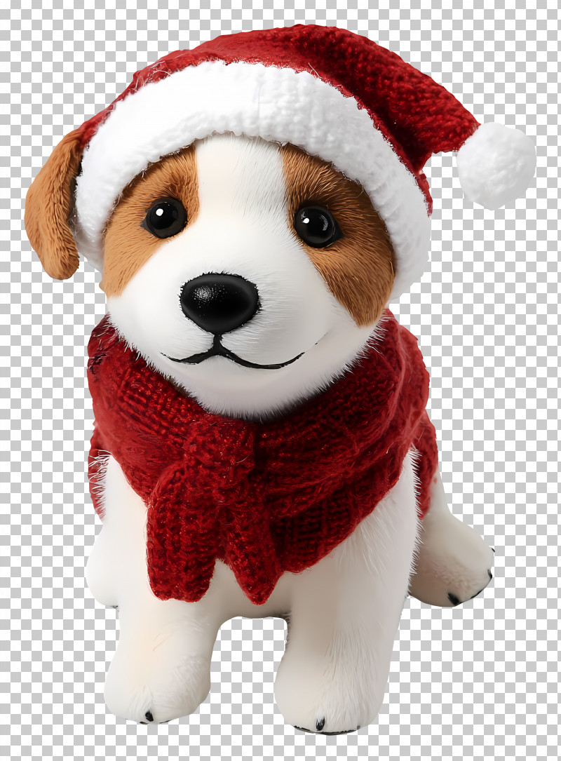 Christmas Dog - Cute Puppy In Santa Hat PNG, Clipart, Christmas ...
