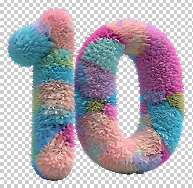 Number 10 - Colorful Fuzzy Number 10 PNG, Clipart, Cartoon, Celebration, Colorful, Fuzzy Number ...