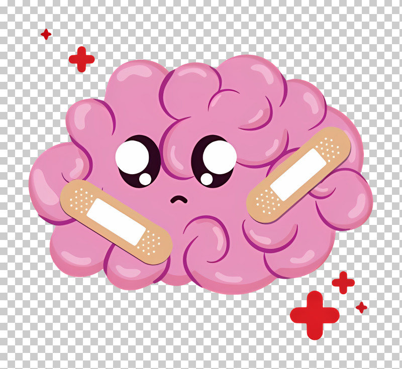 Cartoon Brain - Injured Brain Cartoon PNG, Clipart, Bandage, Care ...