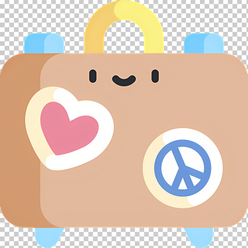 Travel Luggage - Cute Suitcase With Stickers PNG, Clipart, Adventure ...