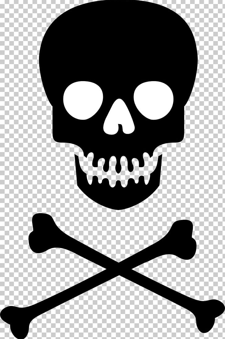 Hazard Symbol Skull And Crossbones Poison PNG Clipart Black And White 