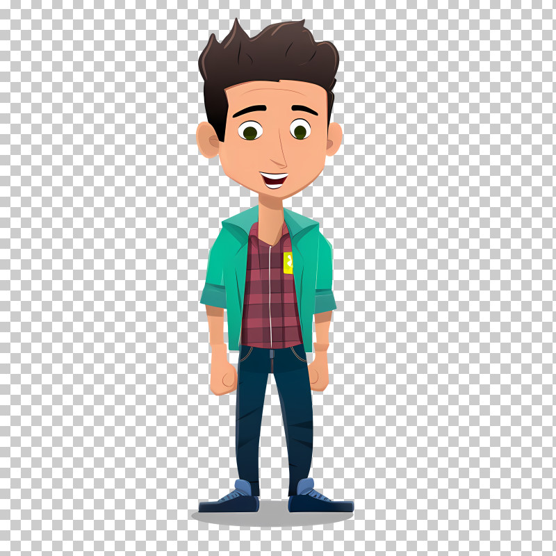 Toca Life World Character - Cartoon Male Character In Casual Attire PNG ...