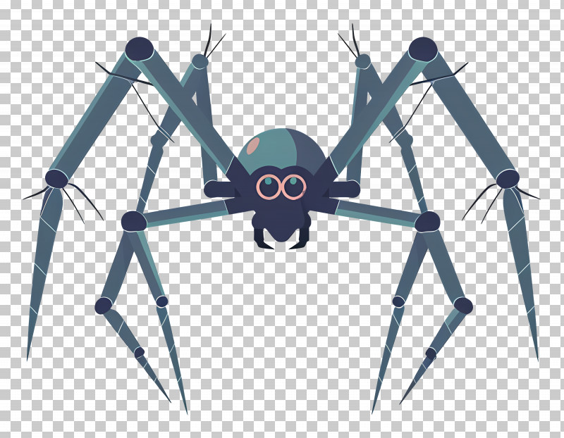 Spider - Creepy Spider For Halloween PNG, Clipart, Arachnid, Creepy ...