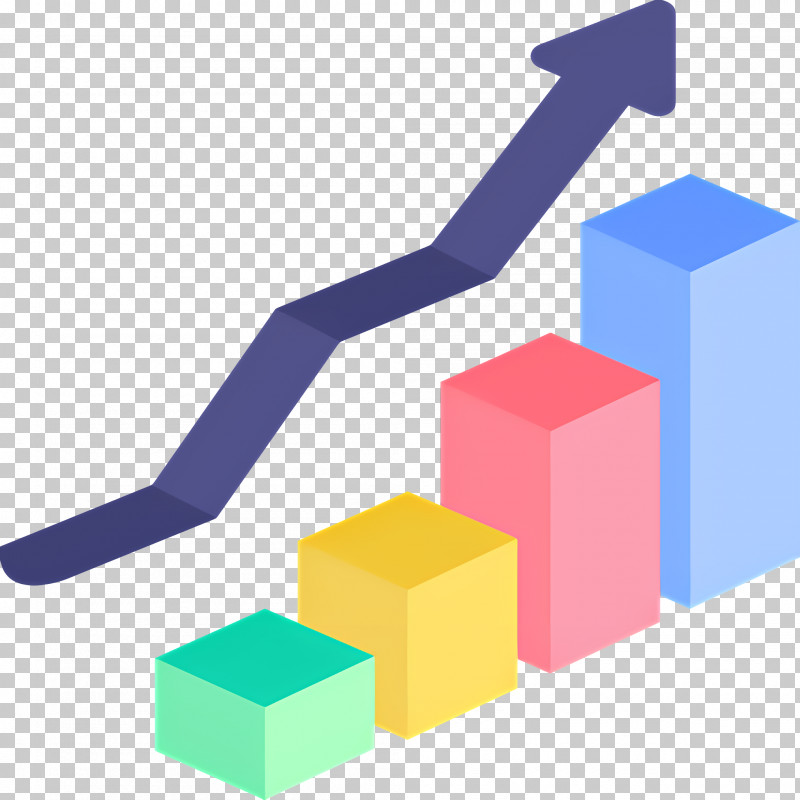 Growth Arrow - Rising Bar Chart With Arrow For Growth Representation ...