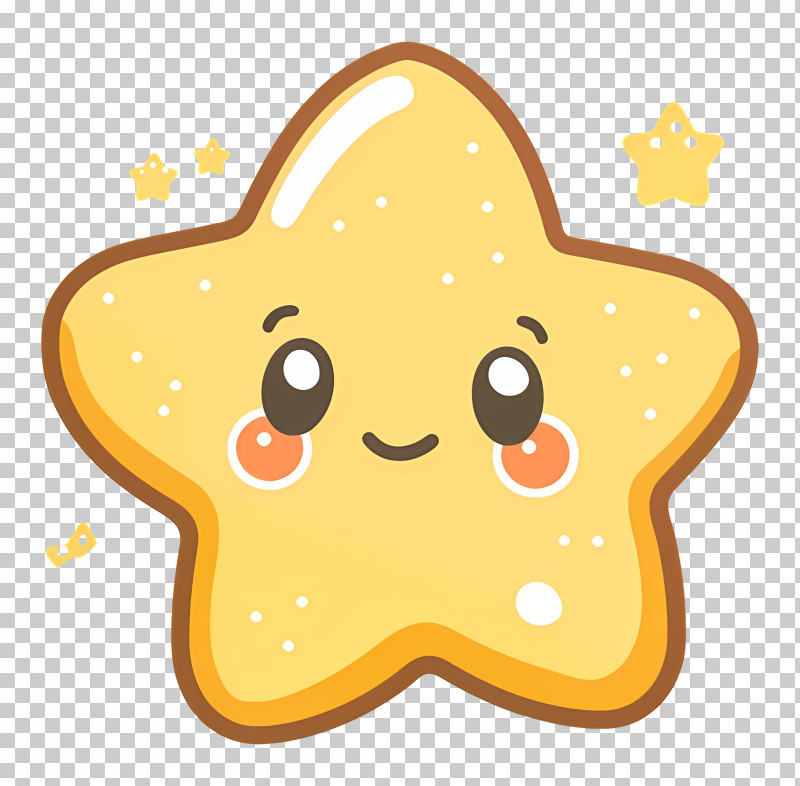 Kawaii Star - Cute Yellow Smiling Star Illustration PNG, Clipart, Adorable Design, Animated ...