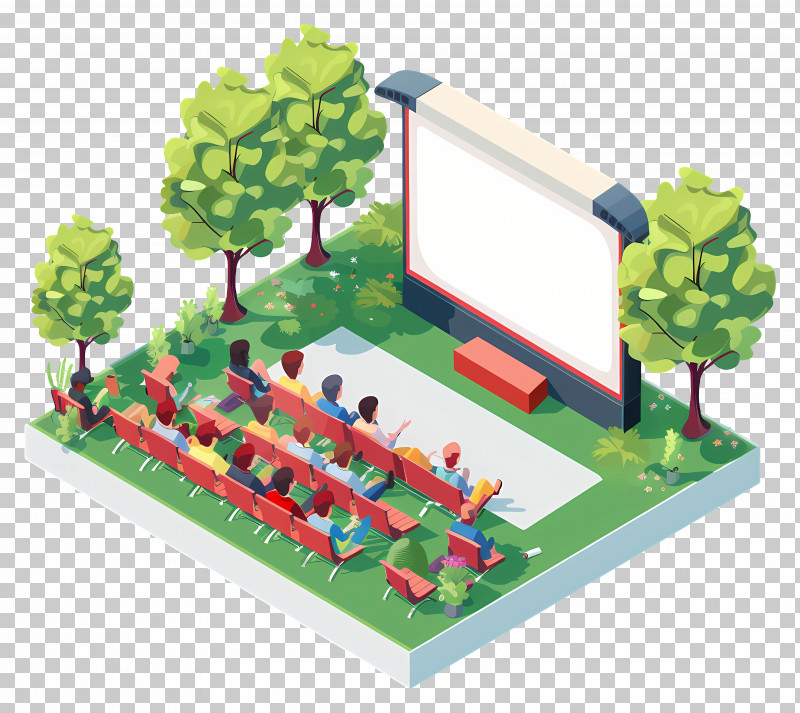 Outdoor Movie - Outdoor Cinema Illustration PNG, Clipart, Audience ...