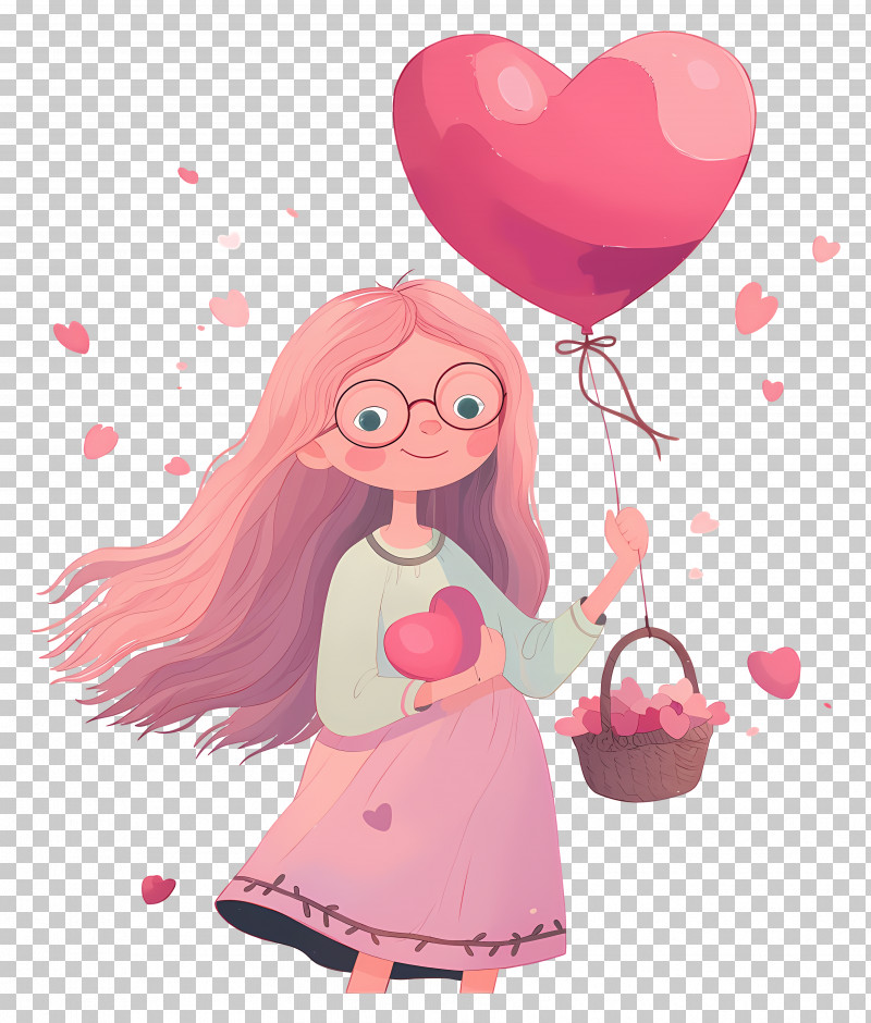 Little Girl - Girl With Heart Balloon PNG, Clipart, Balloon, Cute, Girl ...