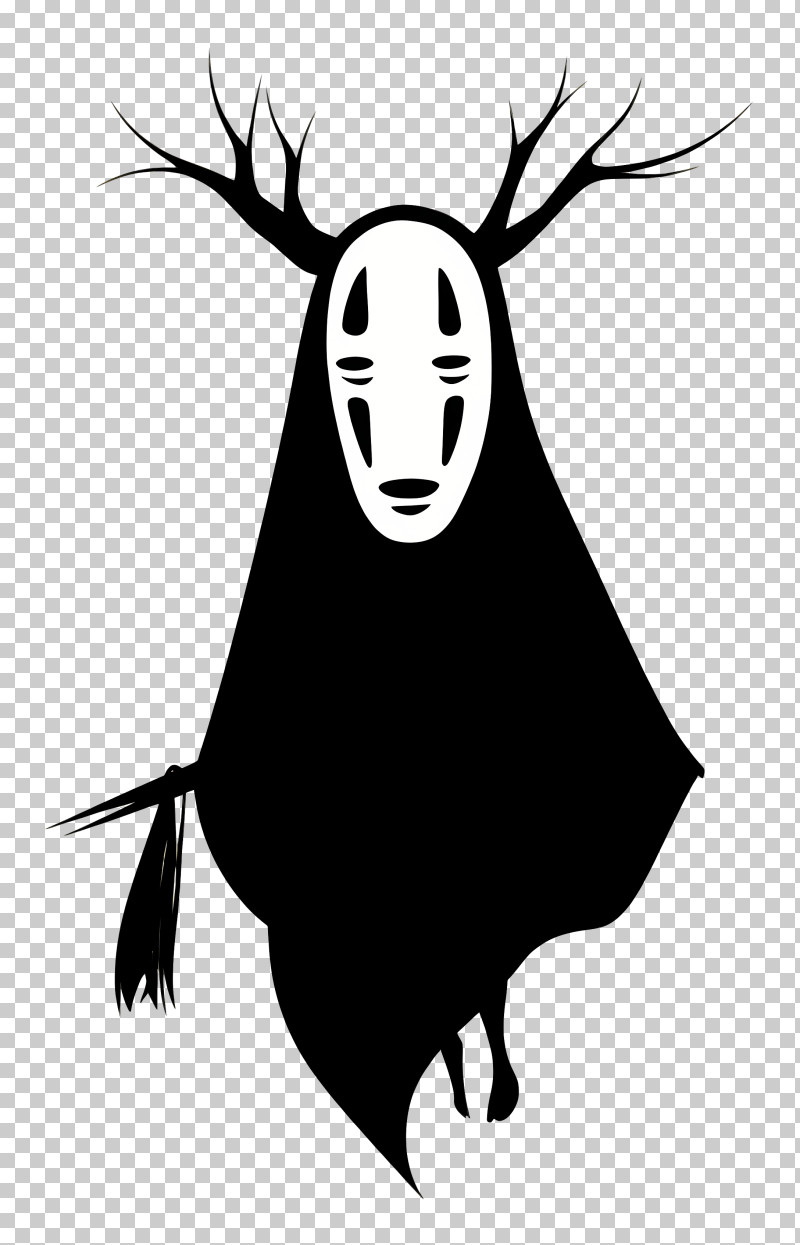 Kaonashi - Mystical No-Face Spirit Silhouette PNG, Clipart, Anime ...