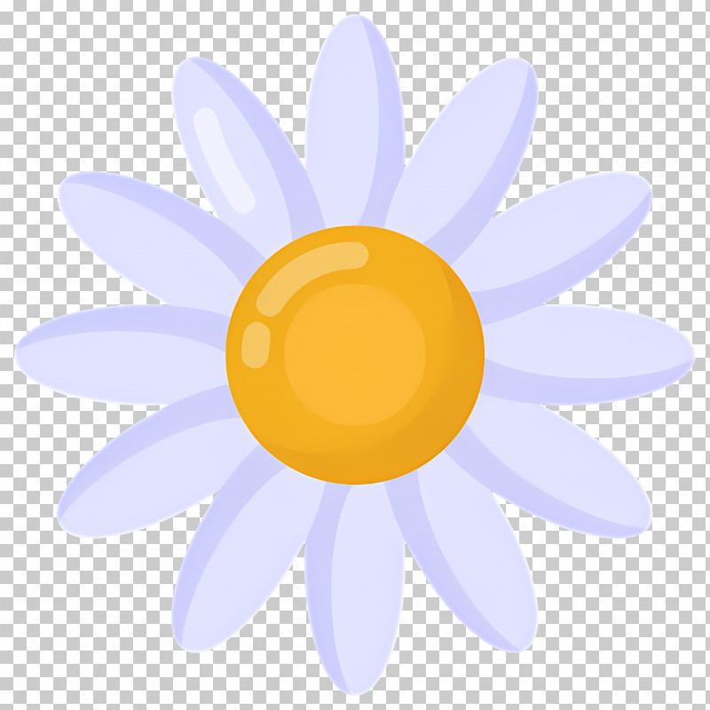 Daisy Flower - Daisy Flower With Yellow Center Illustration PNG ...