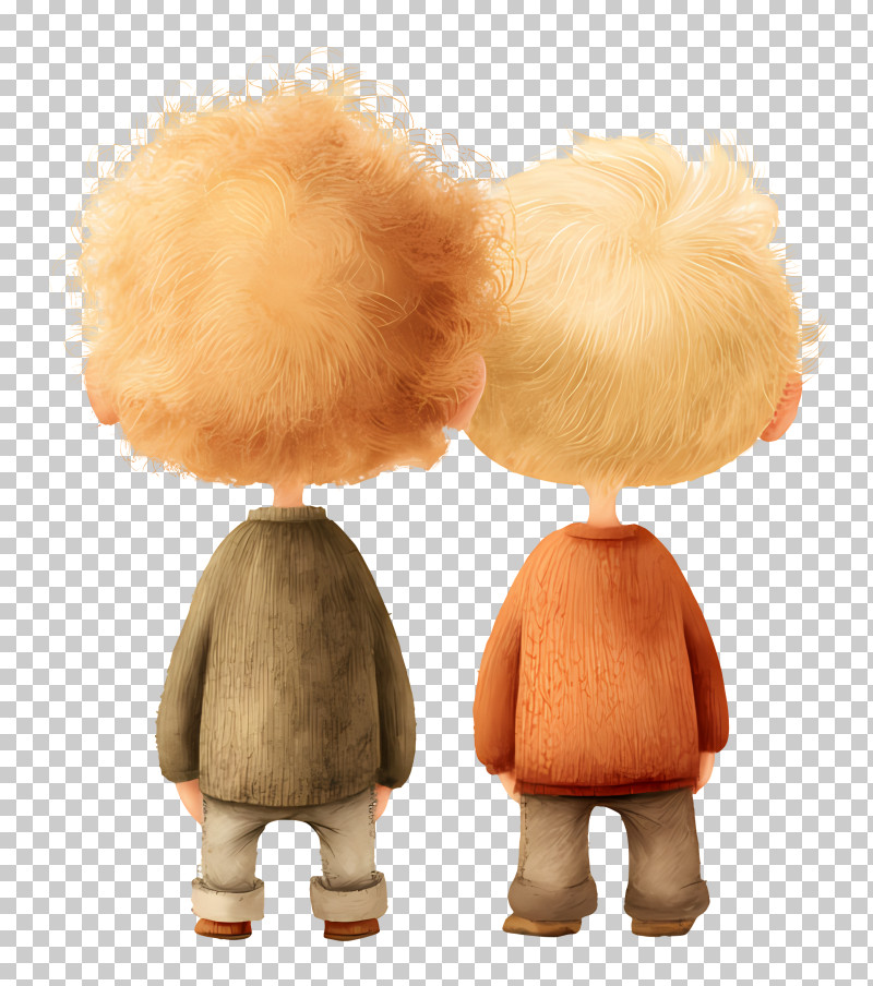 National Brothers Day - Cartoon Kids Back View PNG, Clipart, Back View ...