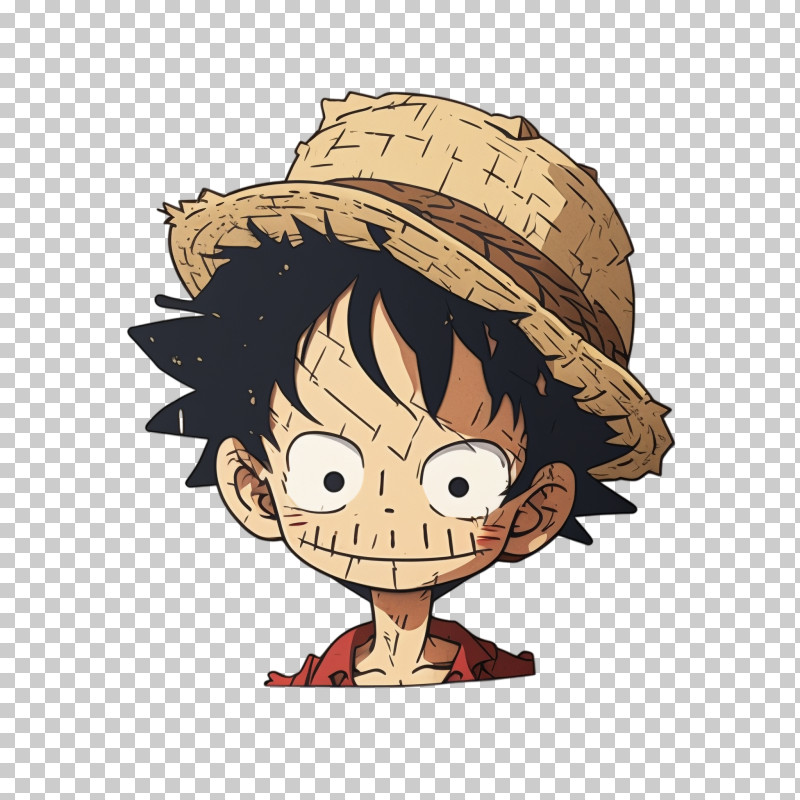 Luffy - Cartoon Character With Straw Hat Design PNG, Clipart, Accessory ...