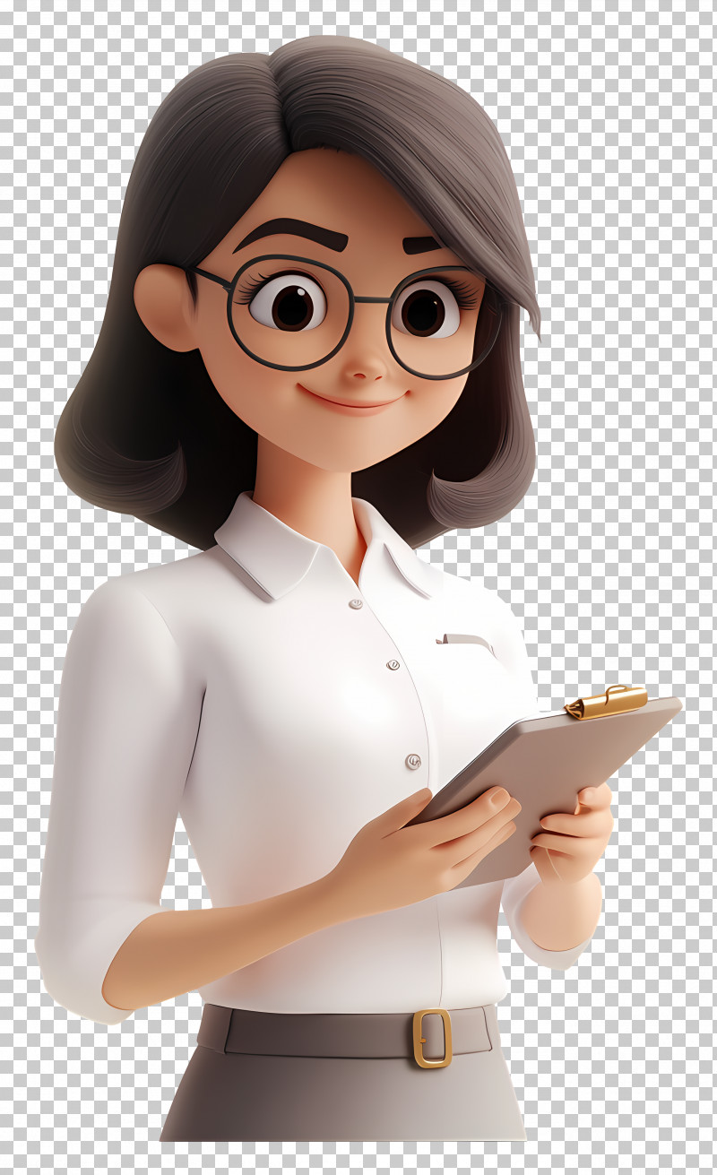 Female Principal Cartoon