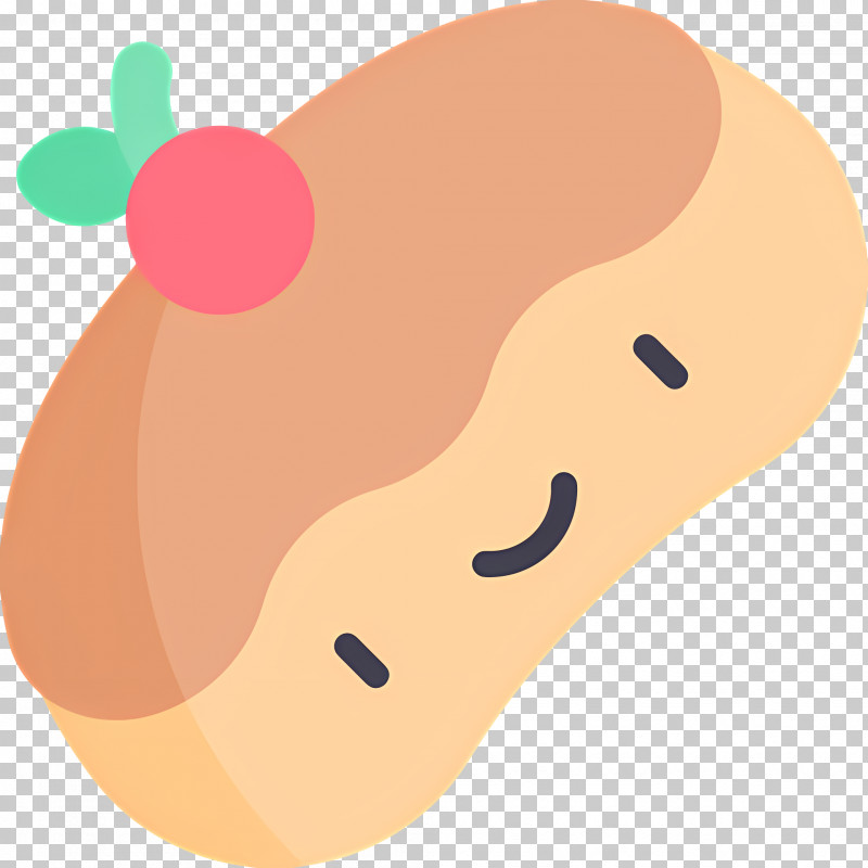 Eclair - Cute Smiling Pastry Illustration PNG, Clipart, Baked, Cartoon ...