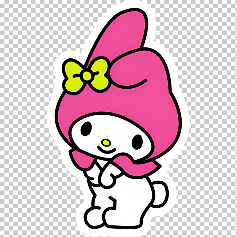 My Melody - Cartoon Character In Pink Bow Hood PNG, Clipart, Adorable ...