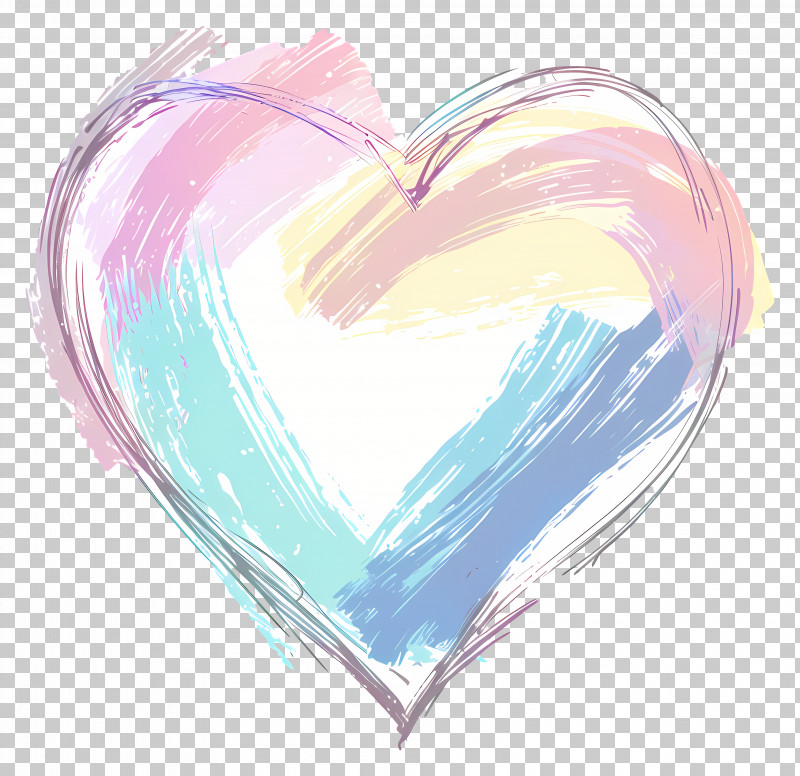 Pastel Heart - Pastel Heart Sketch Illustration PNG, Clipart, Abstract ...