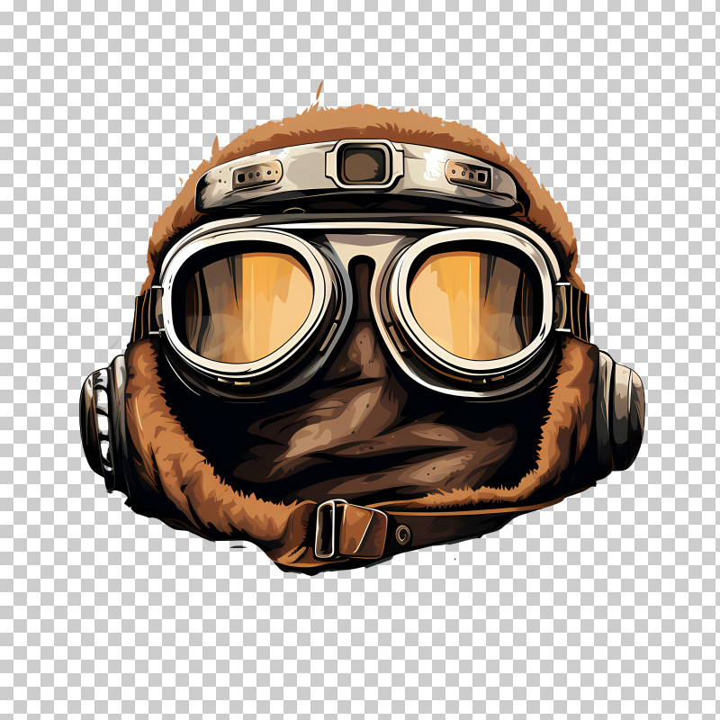 Wright Brothers Day - Vintage Aviator Goggles And Helmet PNG, Clipart ...