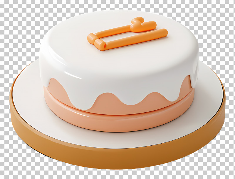 Cake Icon - White And Peach Cake With Icing PNG, Clipart, Baking, Cake ...