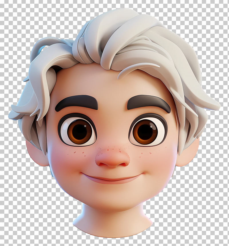 Xqc - Friendly Boy With White Hair Cartoon Illustration PNG, Clipart ...