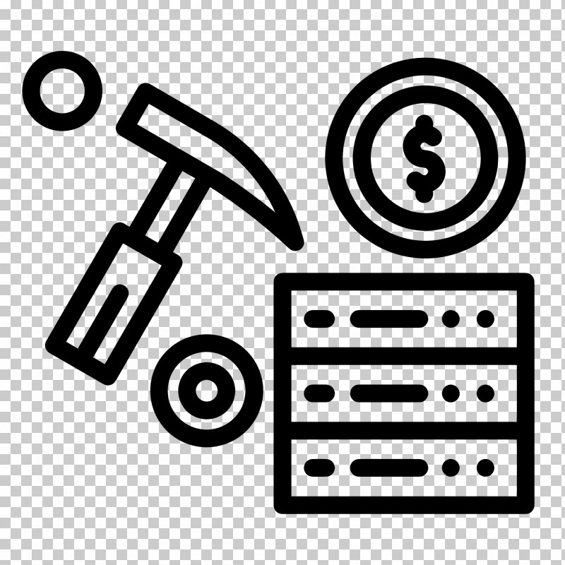 Bitcoin Miner - Cryptocurrency Mining Icon In Flat Style PNG, Clipart ...