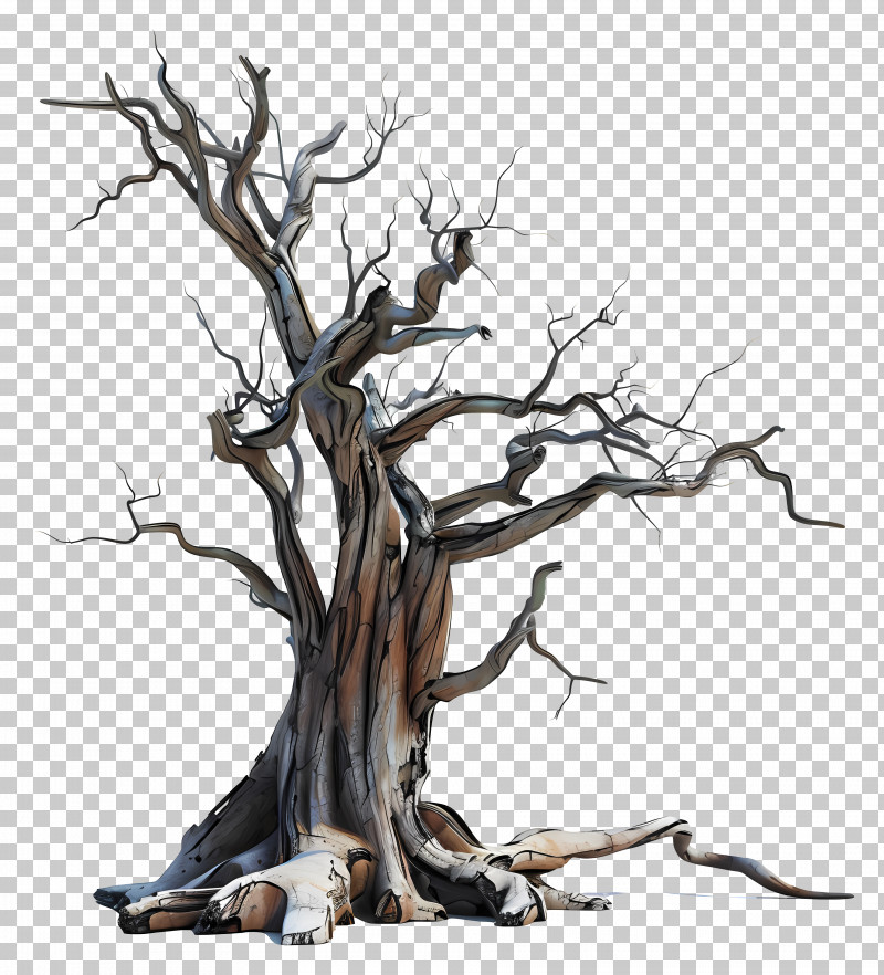 Dead Tree - Dead Tree With Twisted Branches PNG, Clipart, Arid Lands ...