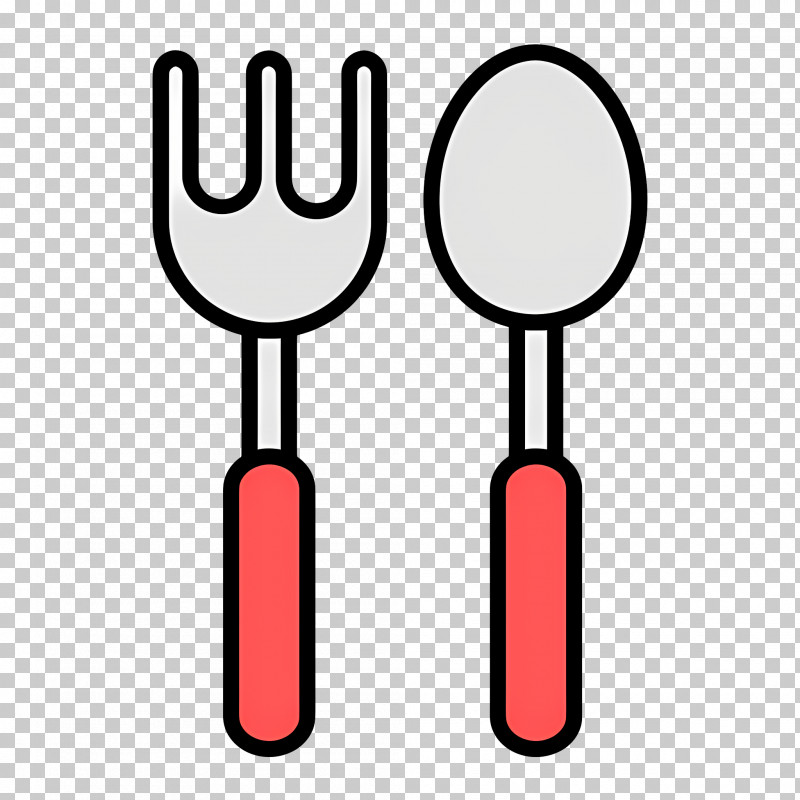 Fork Spoon - Fork And Spoon With Red Handles PNG, Clipart, Cutlery ...