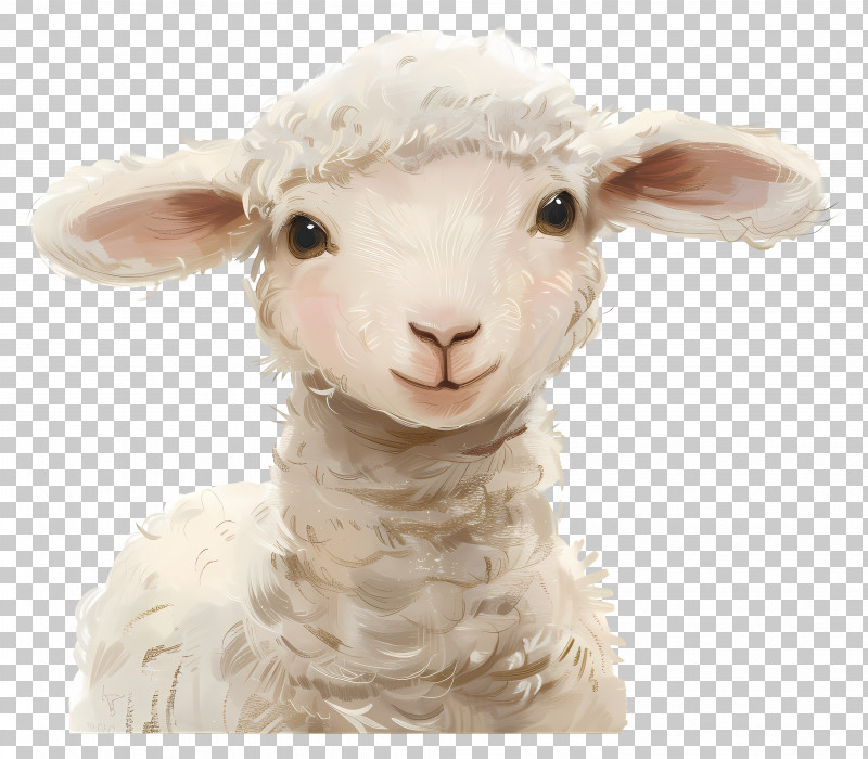 Cute Lamb - Charming Cute Lamb Portrait PNG, Clipart, Adorable Animal ...